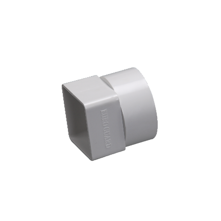 Round X Square Adaptor by Euro Guard | High Quality Guttering Pipe Parts