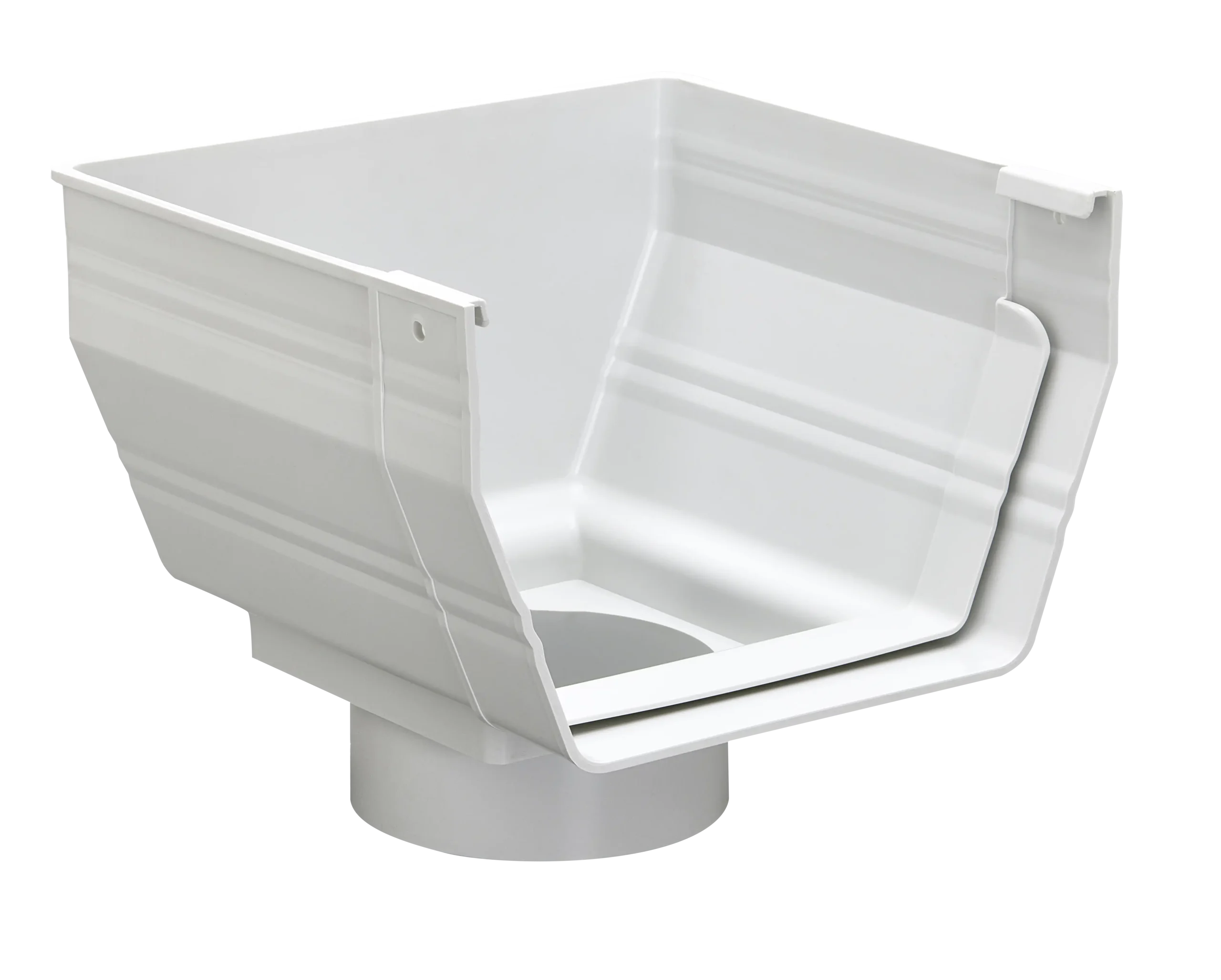 Euro Guard MAX (320mm) End Drop | Rainwater Gutter Outlet with Stopper